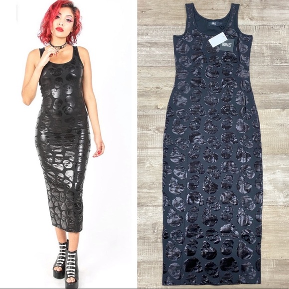 Iron Fist | Dresses | Iron Fist Skullz Club Maxi Dress | Poshmark